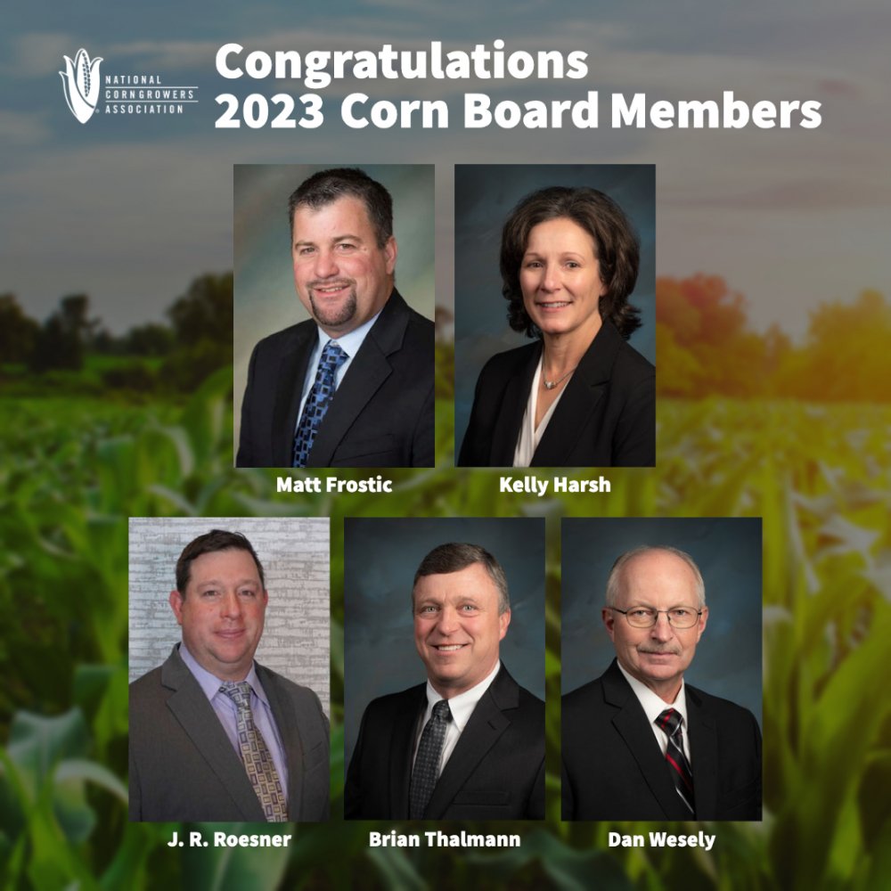 NCGA Elects Five Members to Serve on Corn Board
