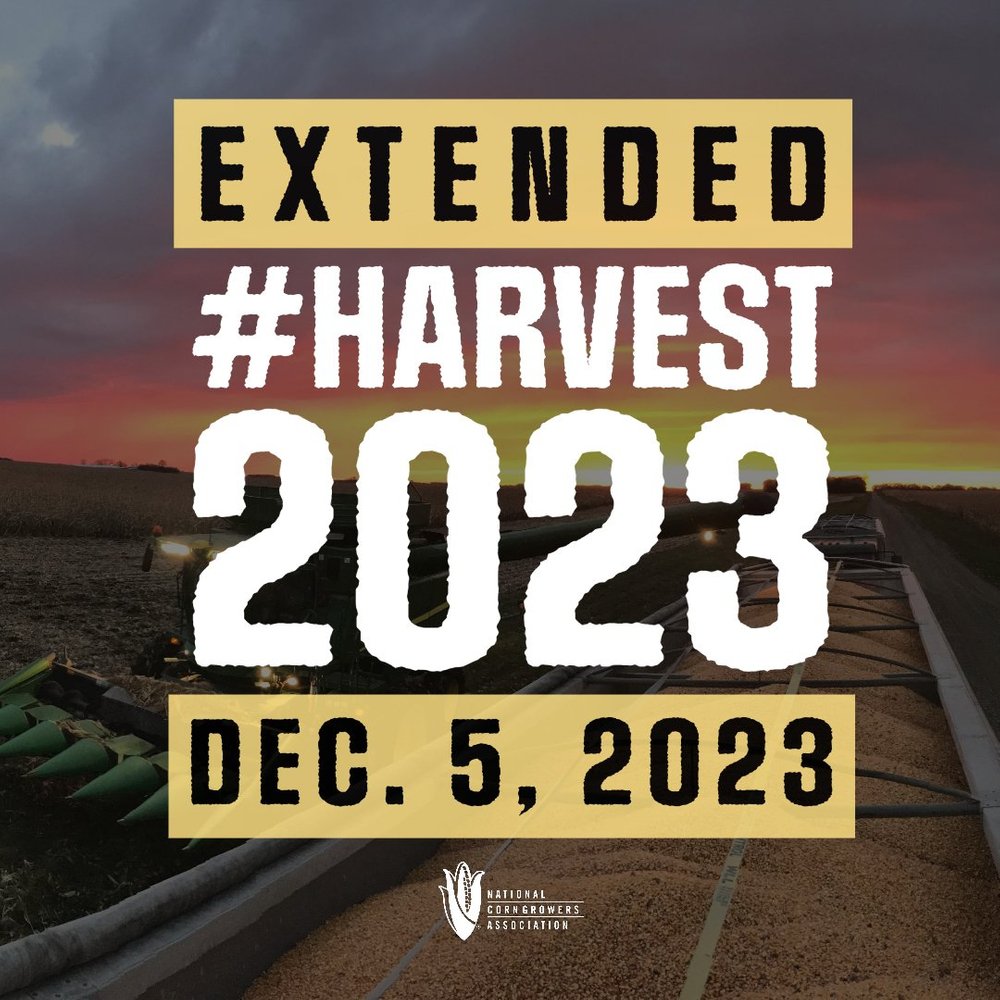 NCYC Harvest Deadline Extended – December 5, 2023
